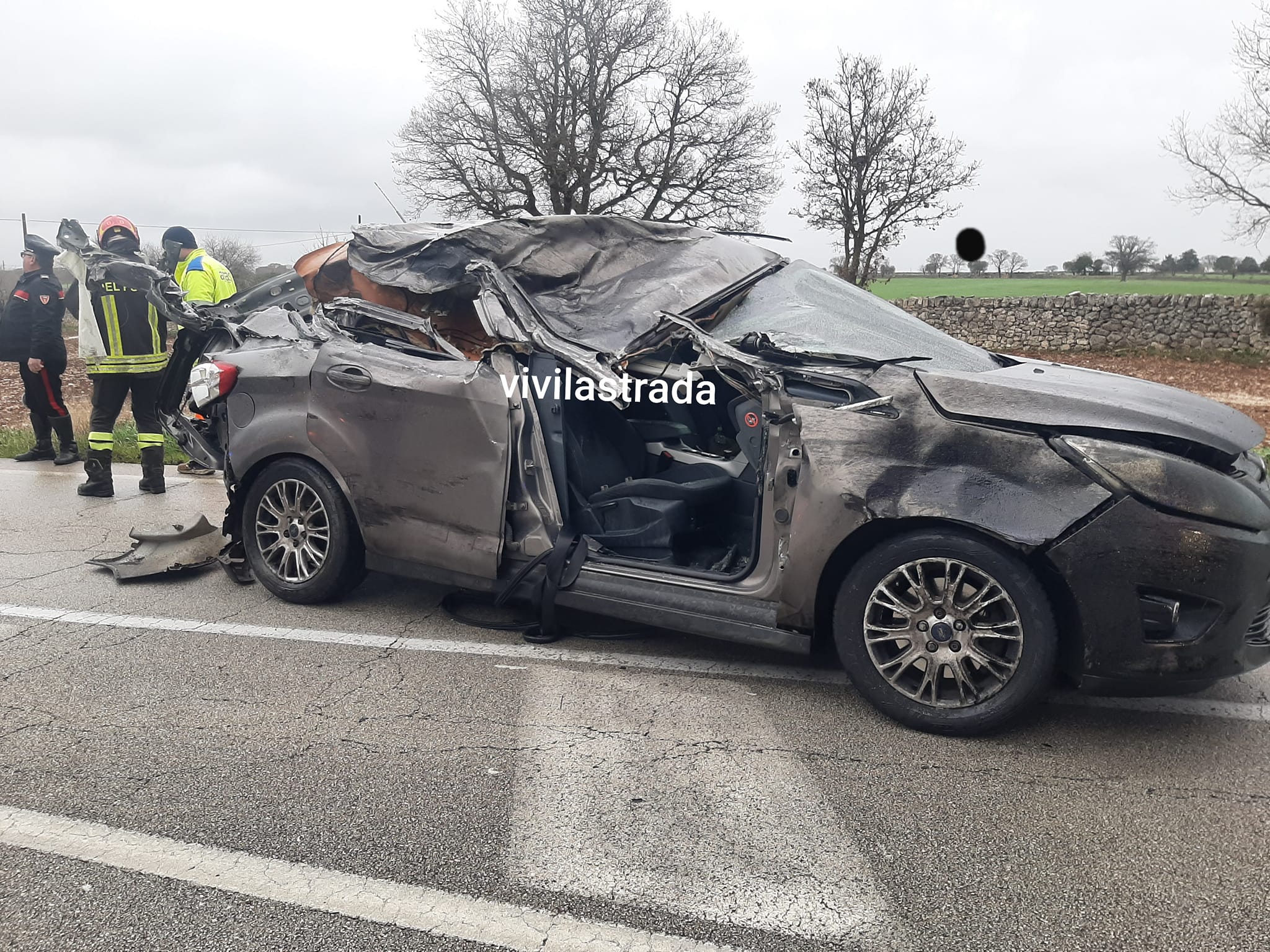 Schianto tra furgone e auto sulla Putignano-Gioia: 5 feriti tra loro 2 ...