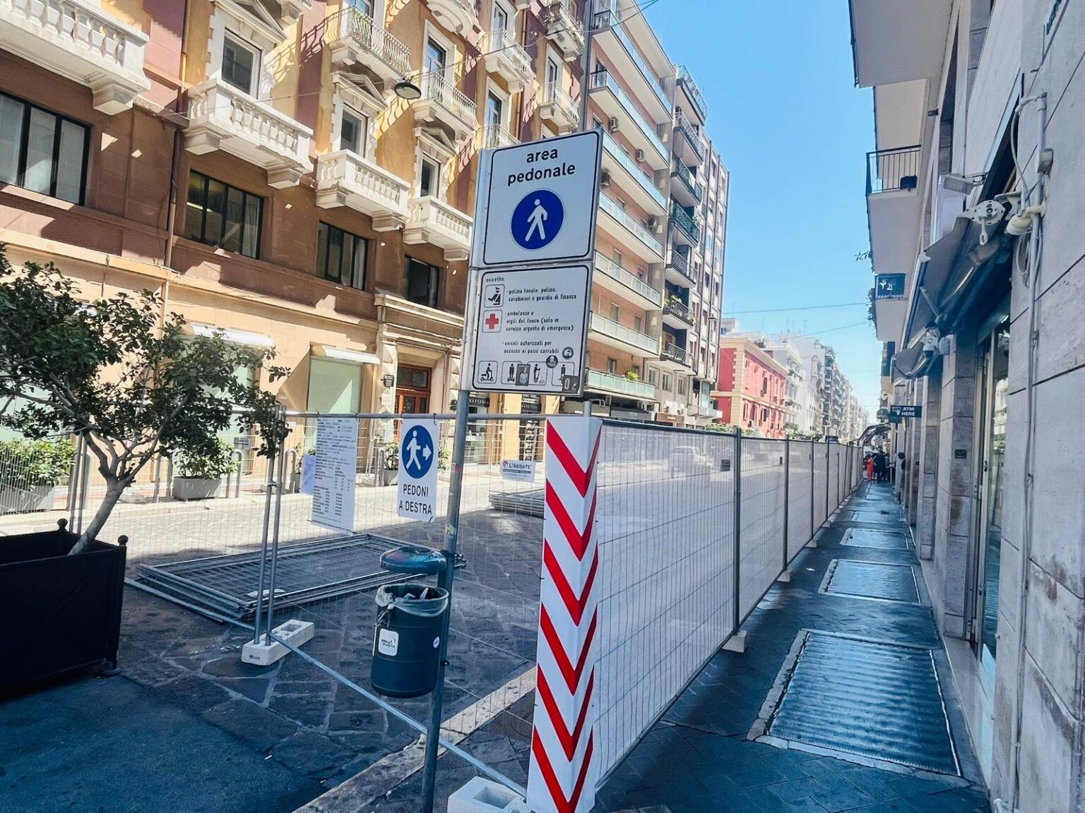 Bari, via Argiro cambia look. Aperto il cantiere con lavori da 4,5 ...